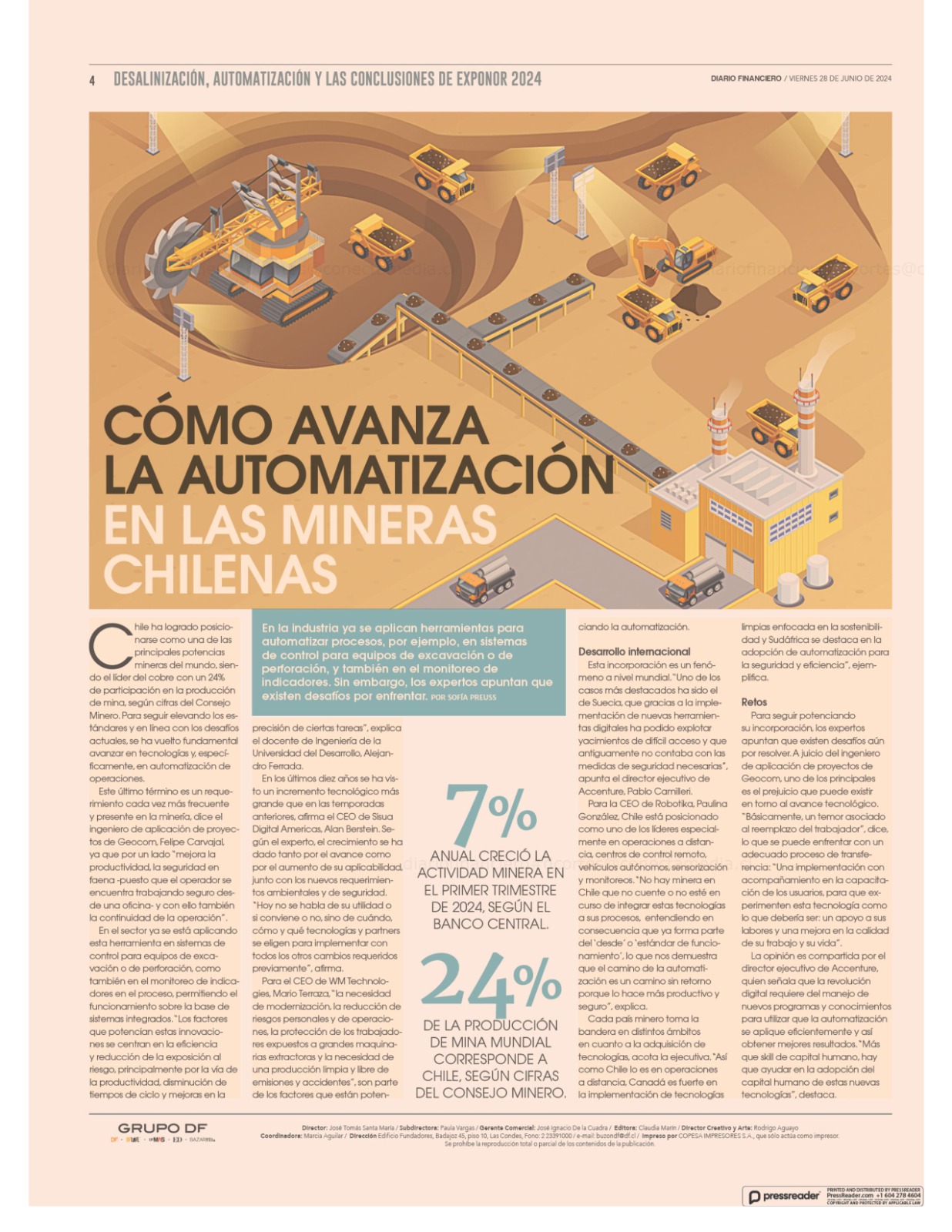 EL IMPACTO DE LOS ROBOTS EN EL DESARROLLO DE LA MINERÍA LOCAL ...